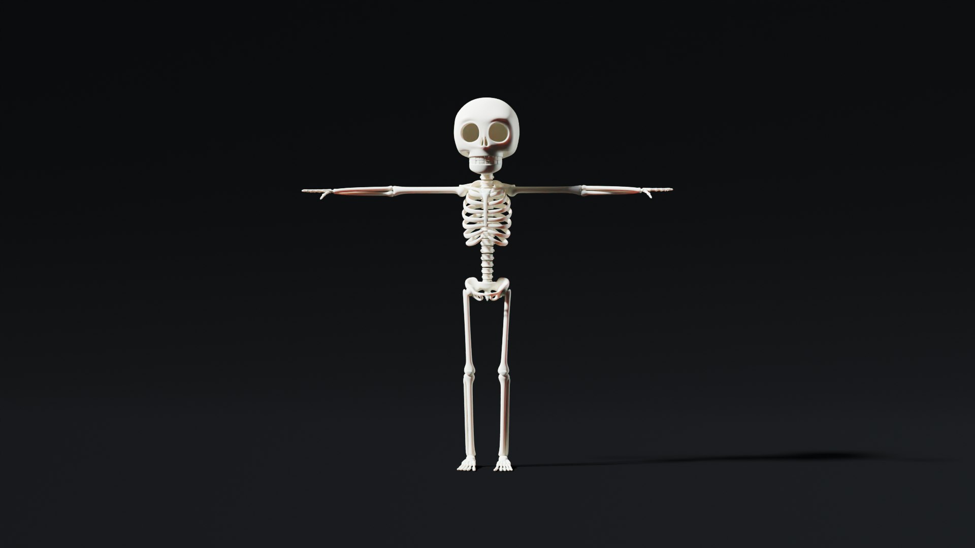 3D Model Stylized Cartoon Skeleton - Rigged For Maya - TurboSquid 1880734