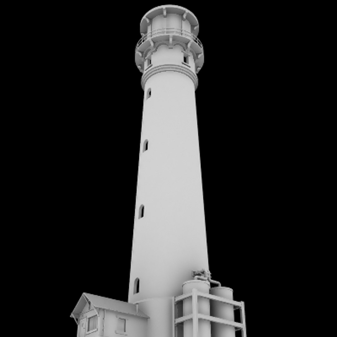 3d Light House Lighthouse
