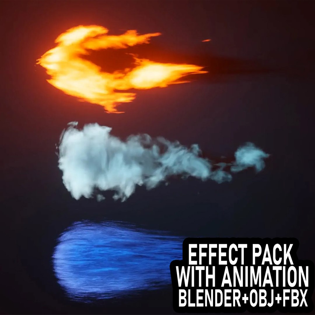 Smoke Pack Effact Animation Model - TurboSquid 2066277