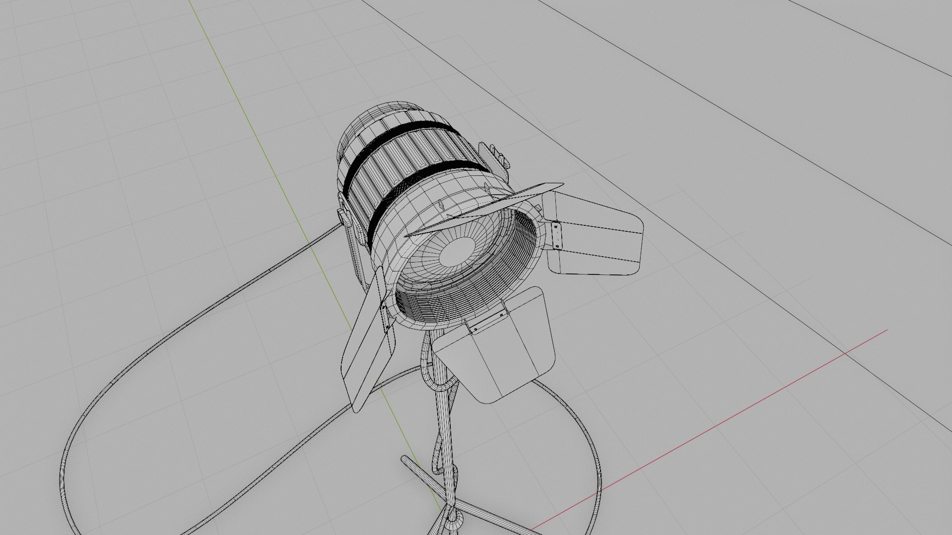 3D Model Studio Light O - TurboSquid 1662756