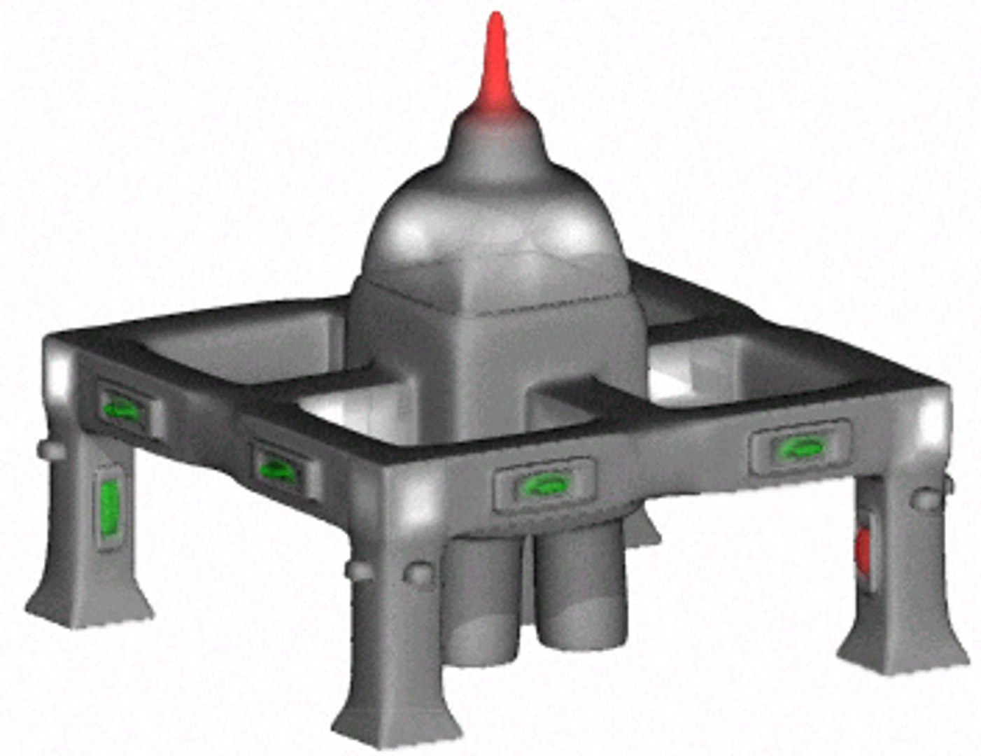 3d Space Building Structure