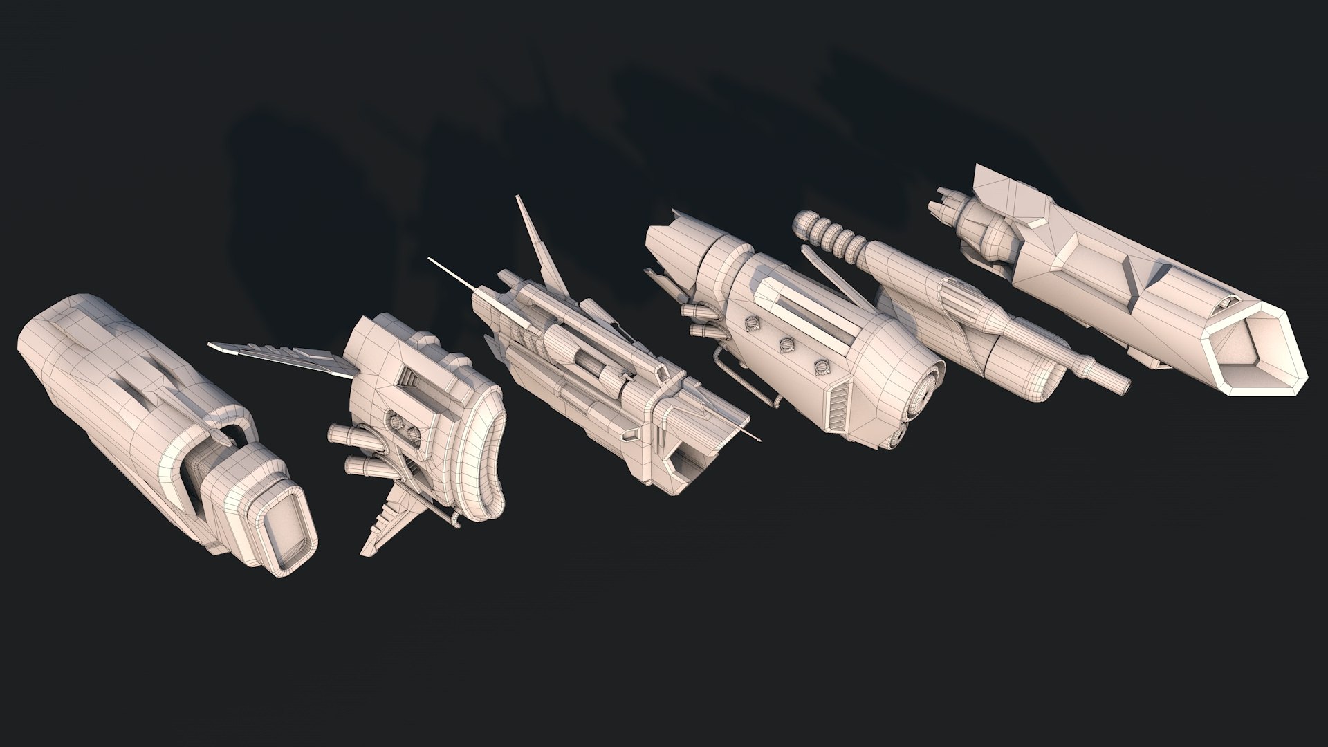 3D Spacecraft Engine Pack - TurboSquid 1813704