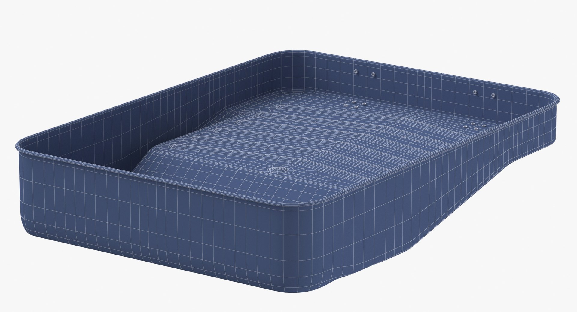 Paint Tray Metal Clean And Dirty 3D Model - TurboSquid 2098348