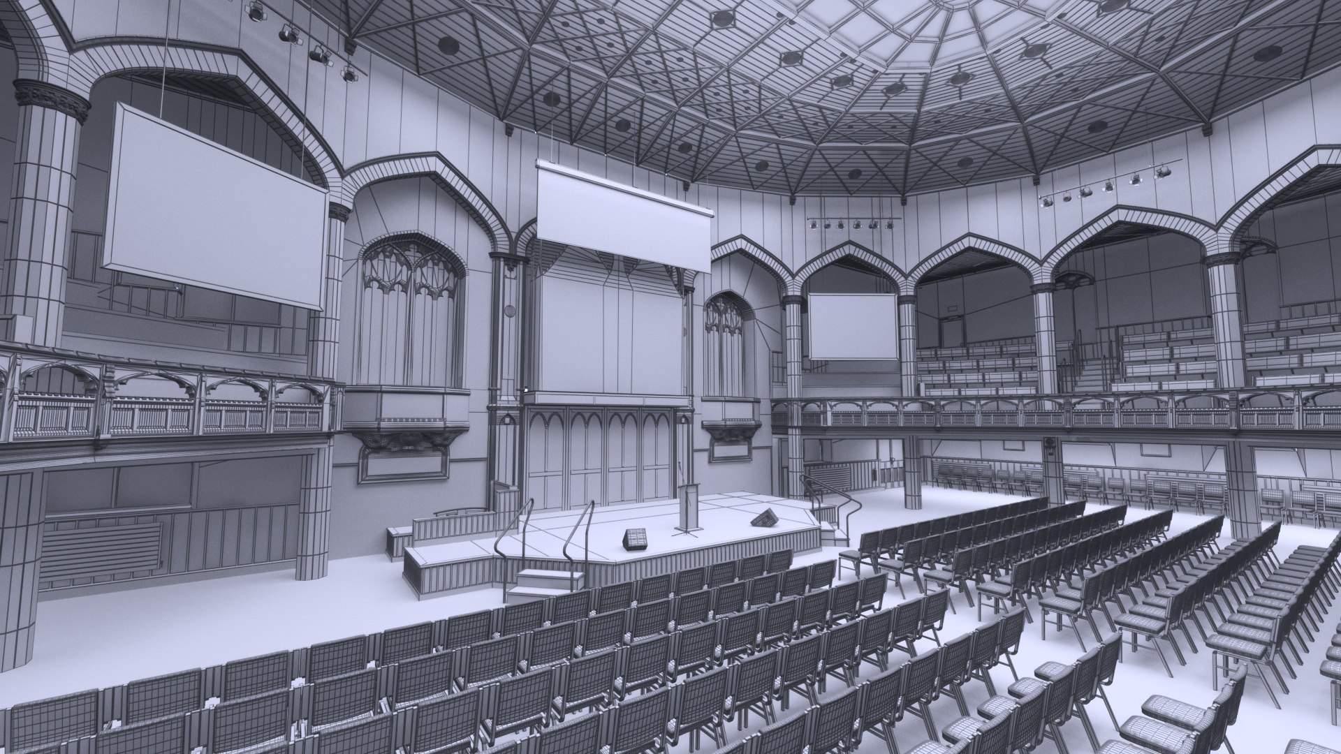 3D Assembly Hall Collection Model - TurboSquid 1883922