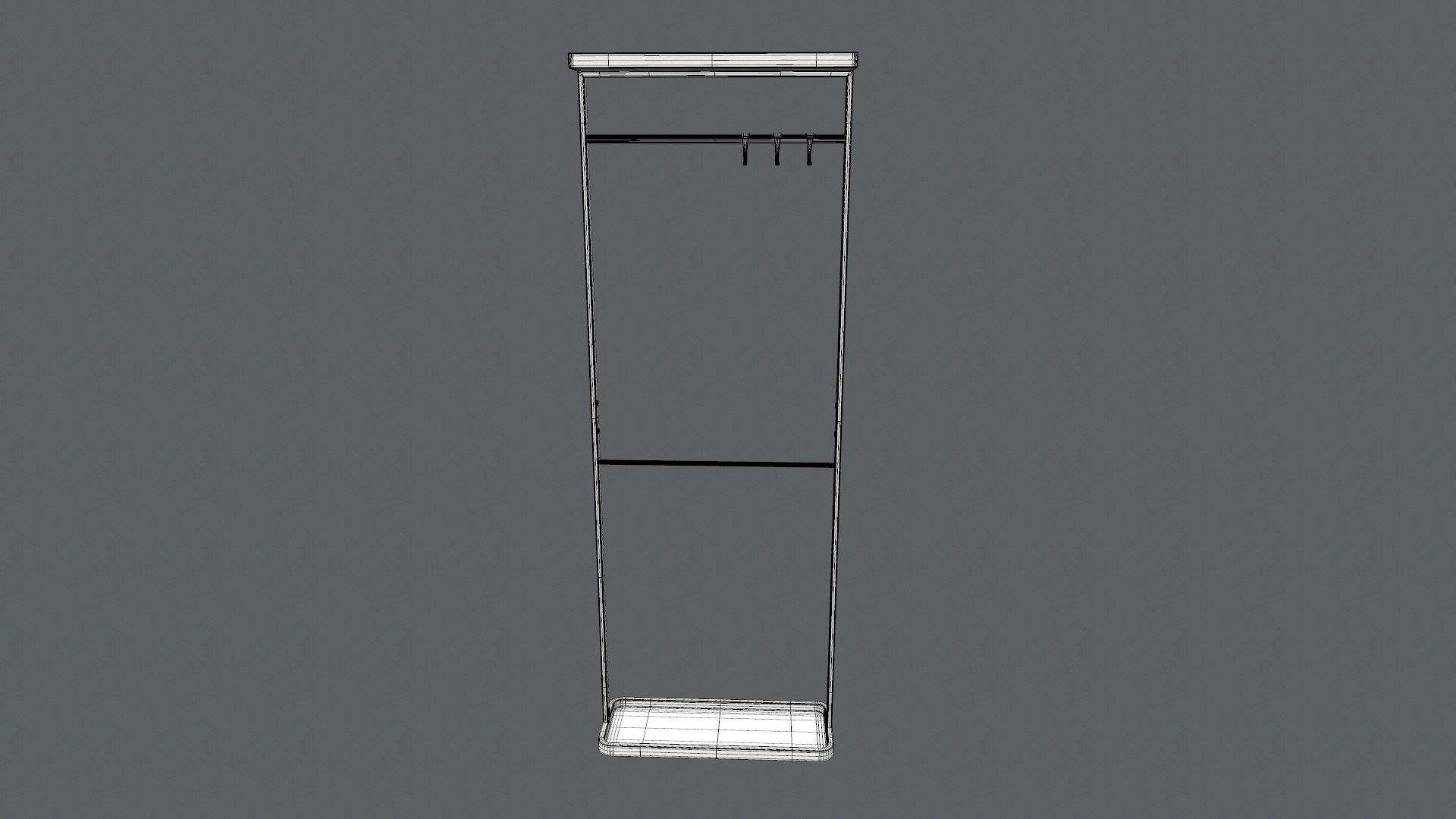 3D Clothes rack model - TurboSquid 2002150
