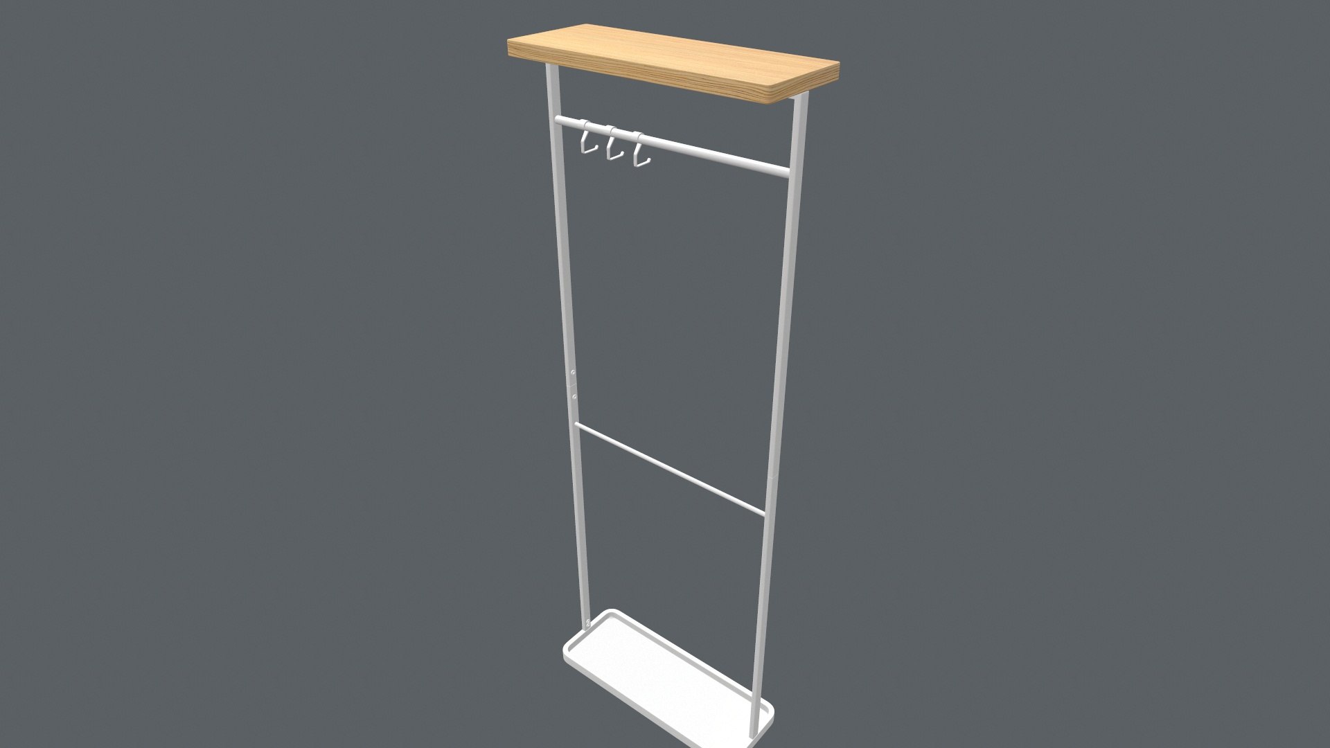 3D Clothes rack model - TurboSquid 2002150
