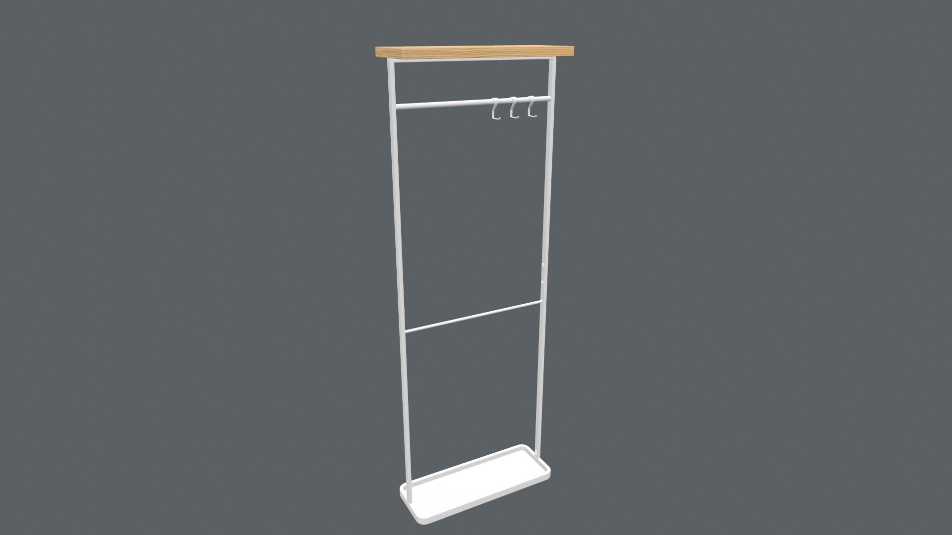 3D Clothes rack model - TurboSquid 2002150