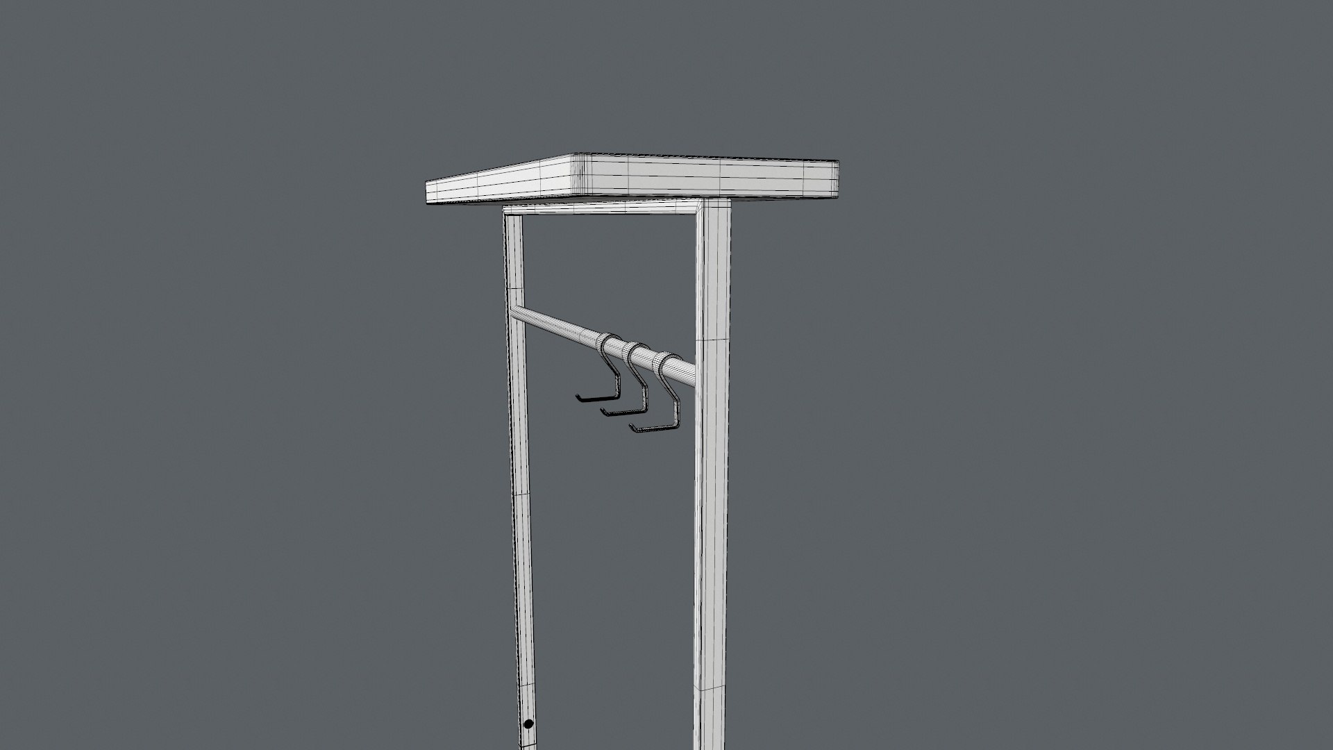 3D Clothes rack model - TurboSquid 2002150