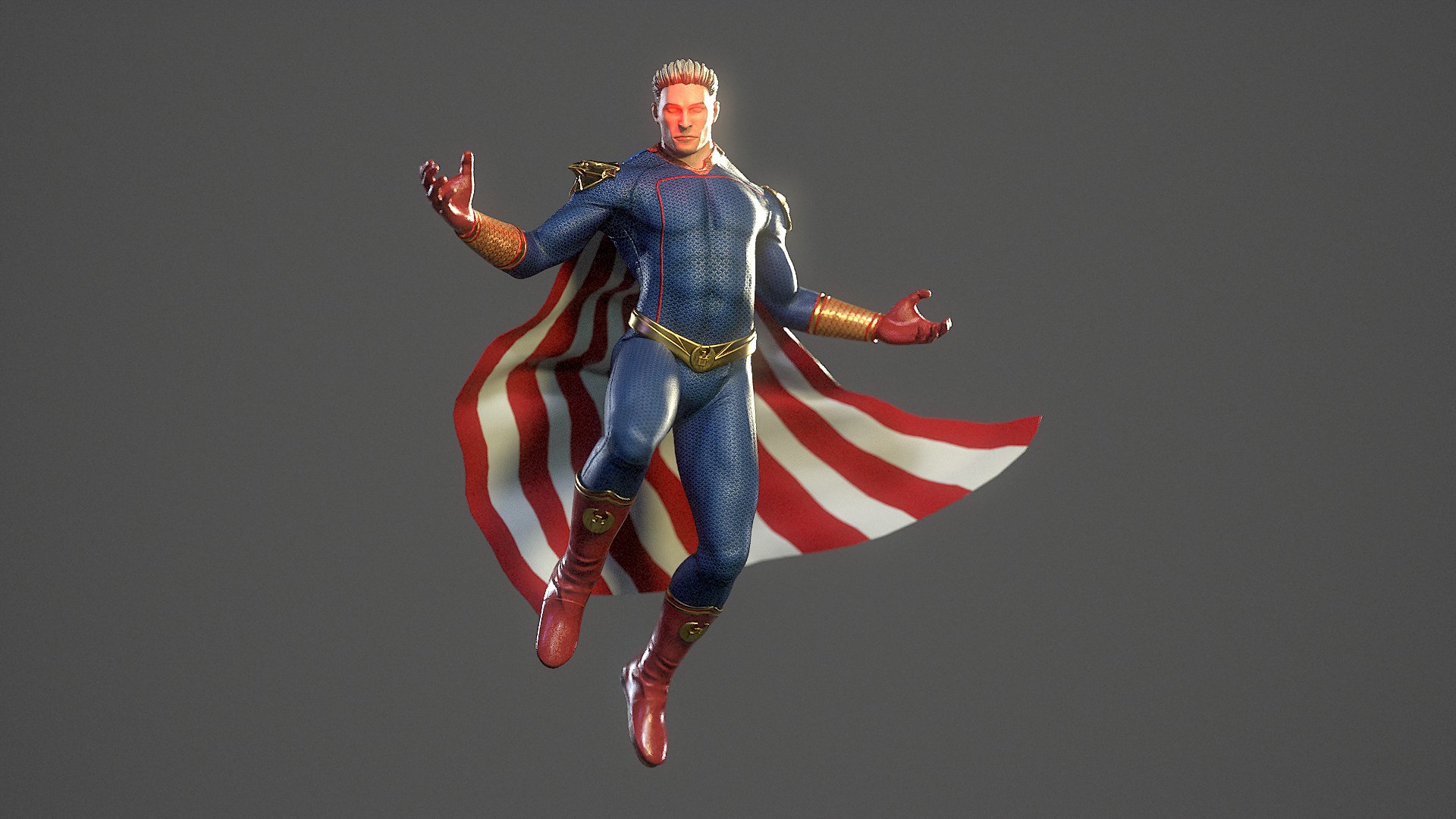 Homelander Rig 3D Model - TurboSquid 2388531
