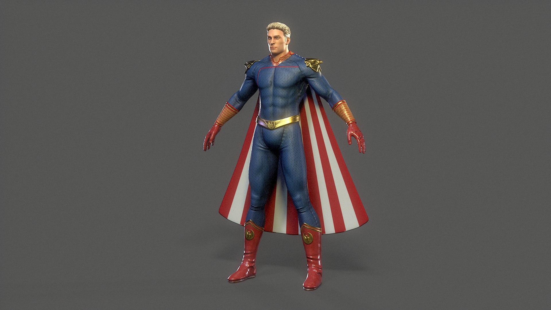 Homelander Rig 3D Model - TurboSquid 2388531