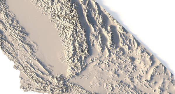 3D model State of California STL model - TurboSquid 1853081
