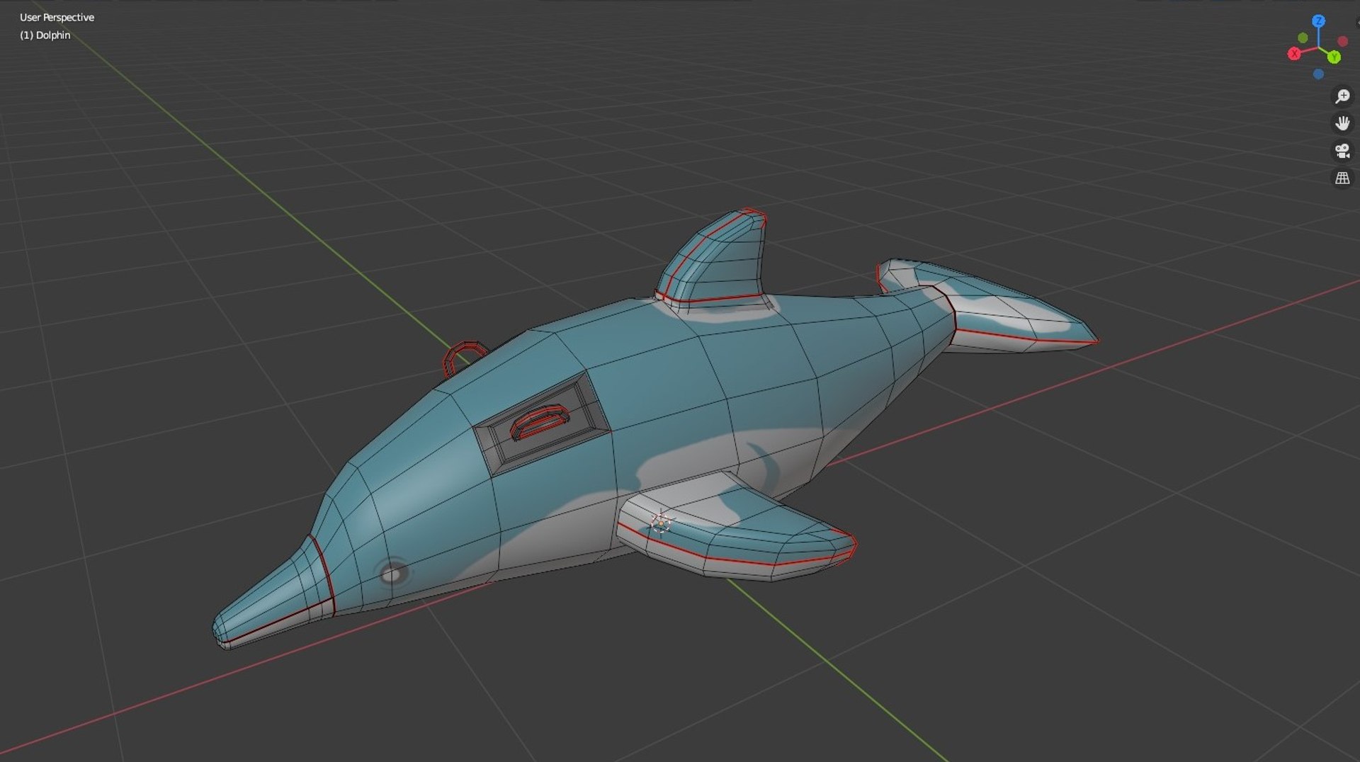 3D Dolphin Inflatable Toy - TurboSquid 1612379