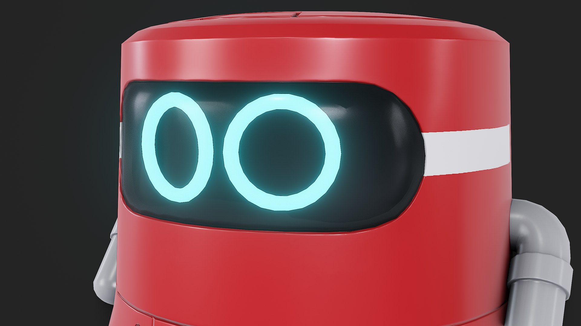 Red Modern Smart Robot Toy Model - TurboSquid 2122940