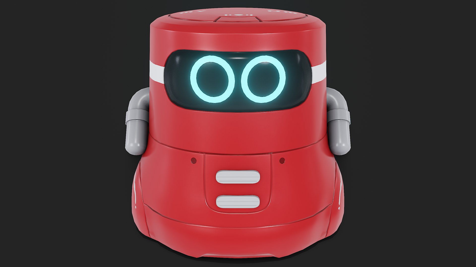 Red Modern Smart Robot Toy Model - TurboSquid 2122940
