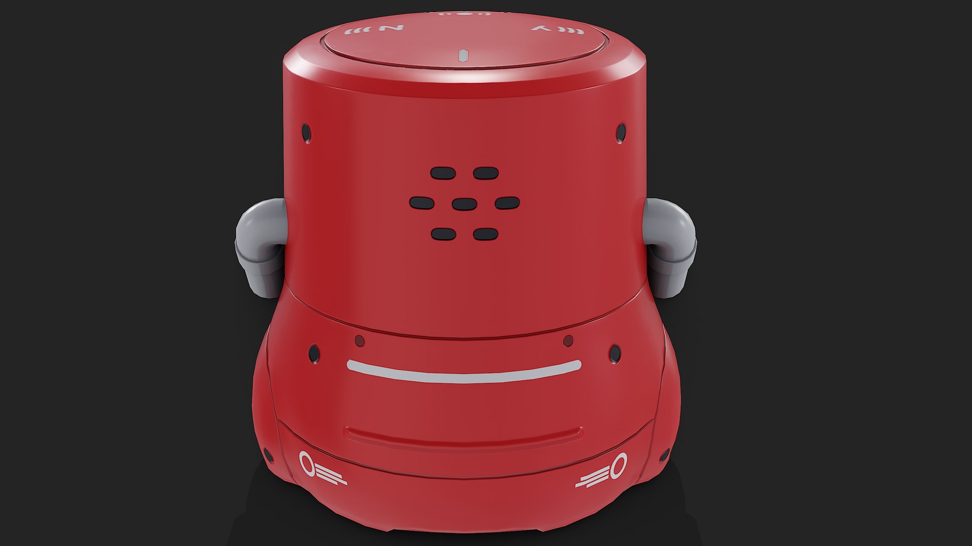 Red Modern Smart Robot Toy model - TurboSquid 2122940