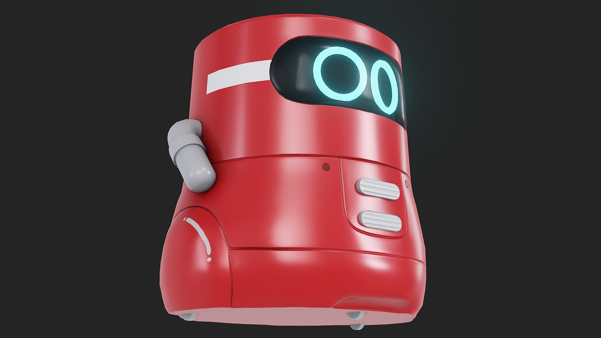Red Modern Smart Robot Toy model - TurboSquid 2122940