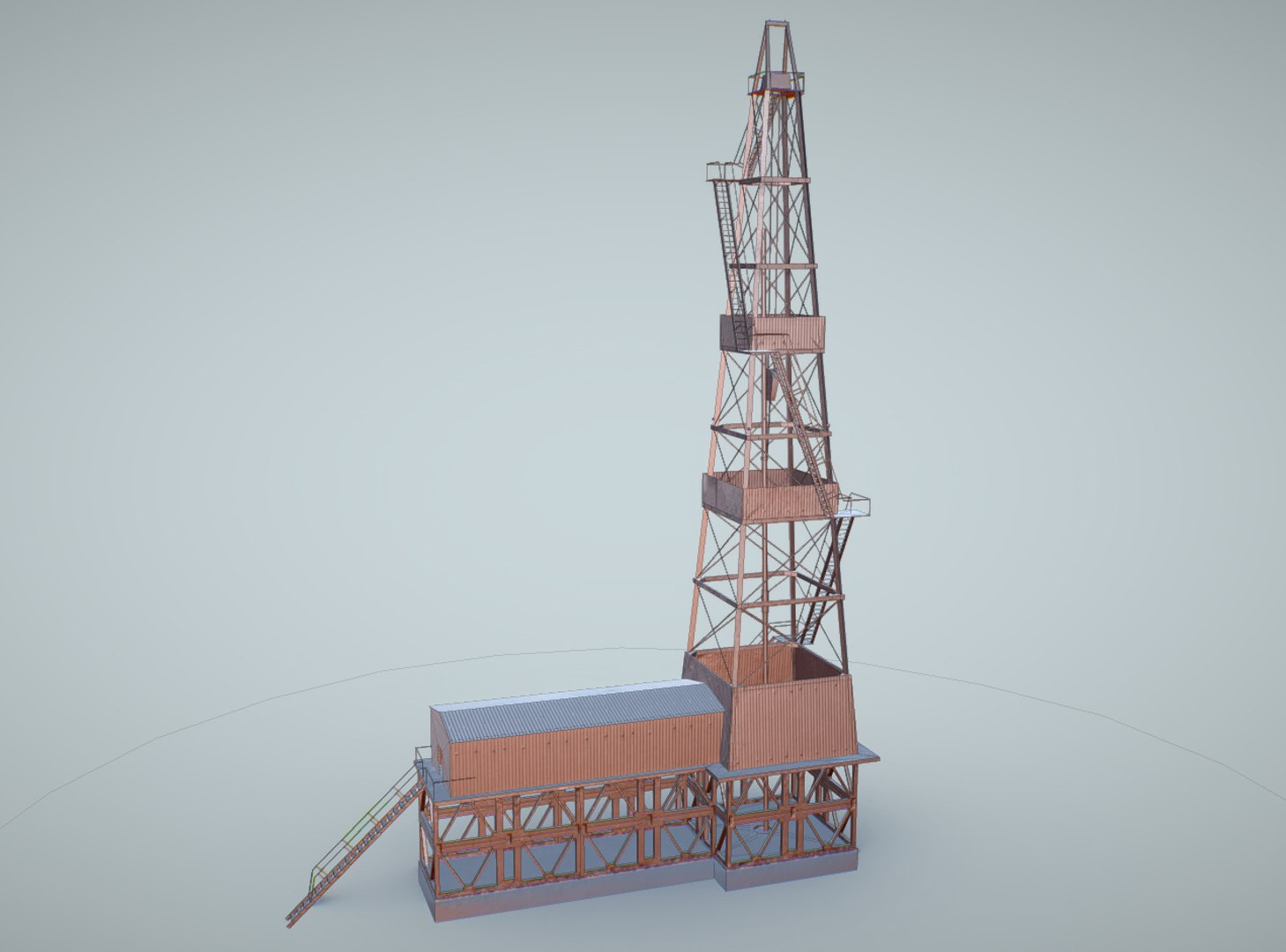 Oil Derrick 3d X