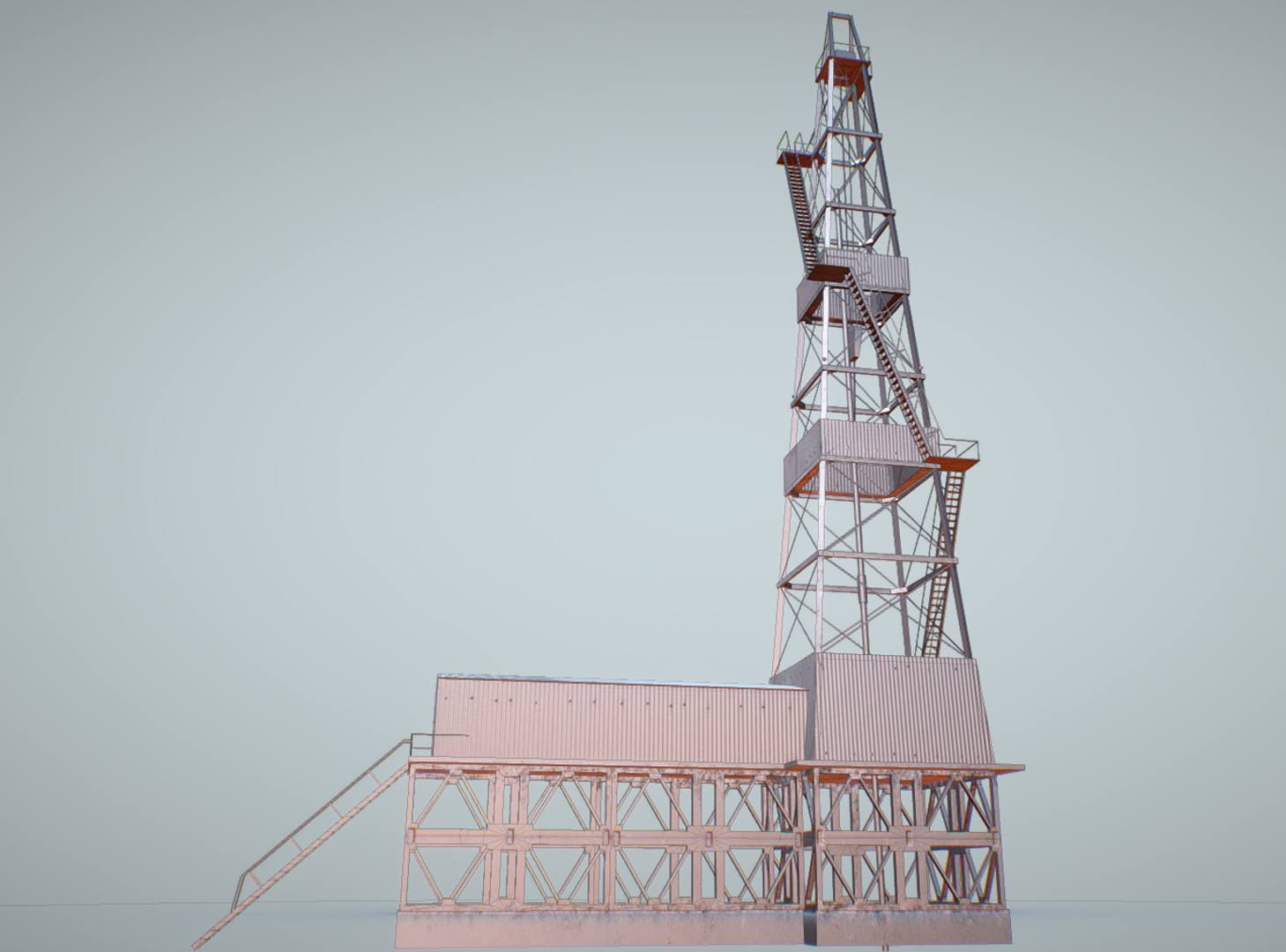 oil derrick 3d x