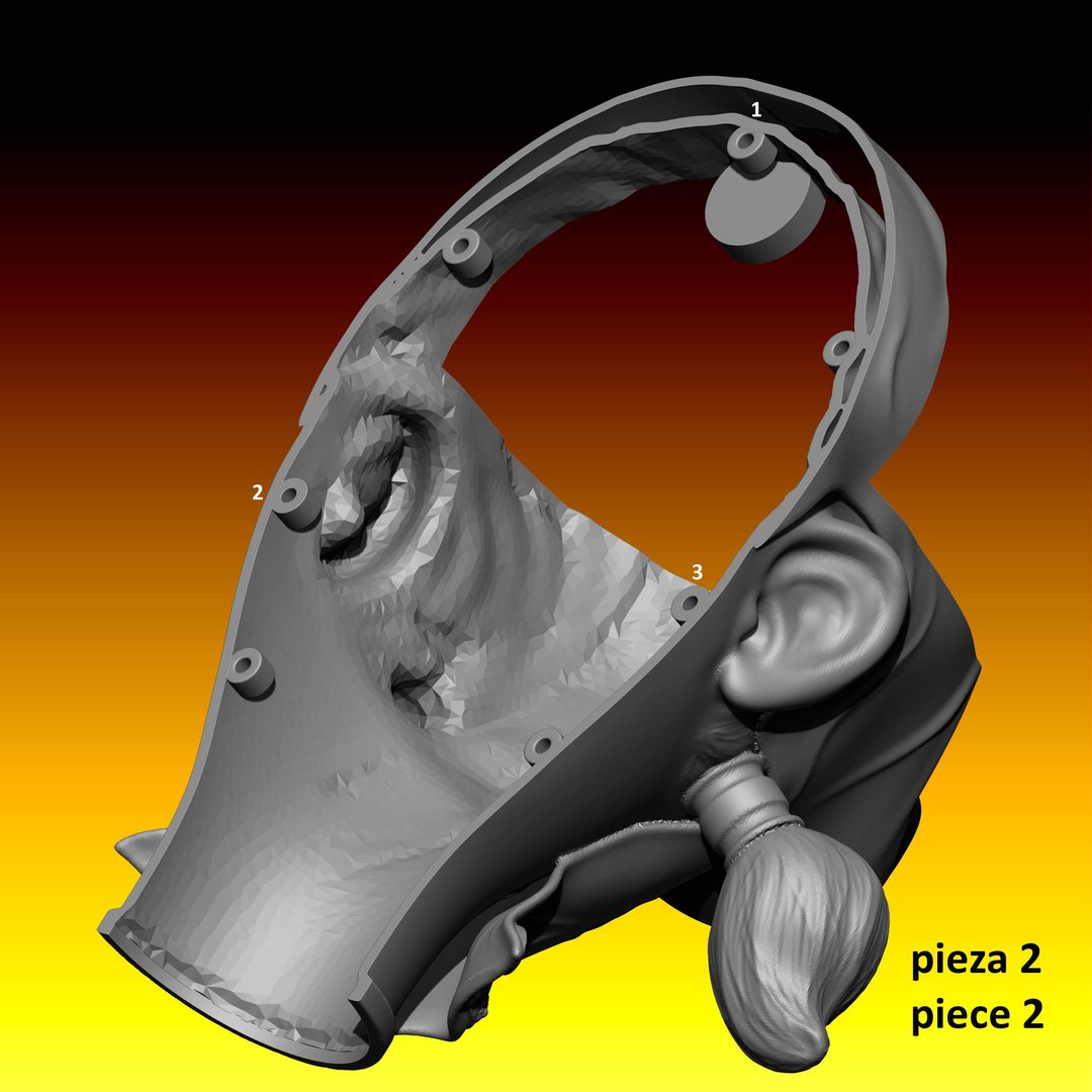 3D BETA Caperucita Mecanismo Ojos - Glove Puppet Eye Mechanism 3D Print ...