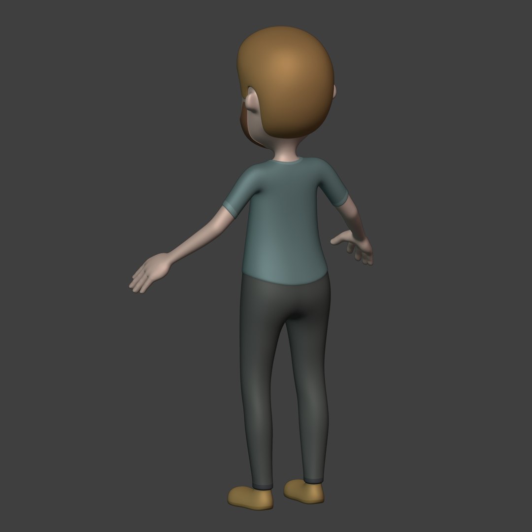 Cartoon Character 3D Model - TurboSquid 2157242