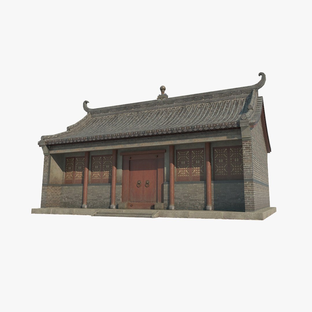3D Ancient Asian Architecture Zen House - TurboSquid 2105947