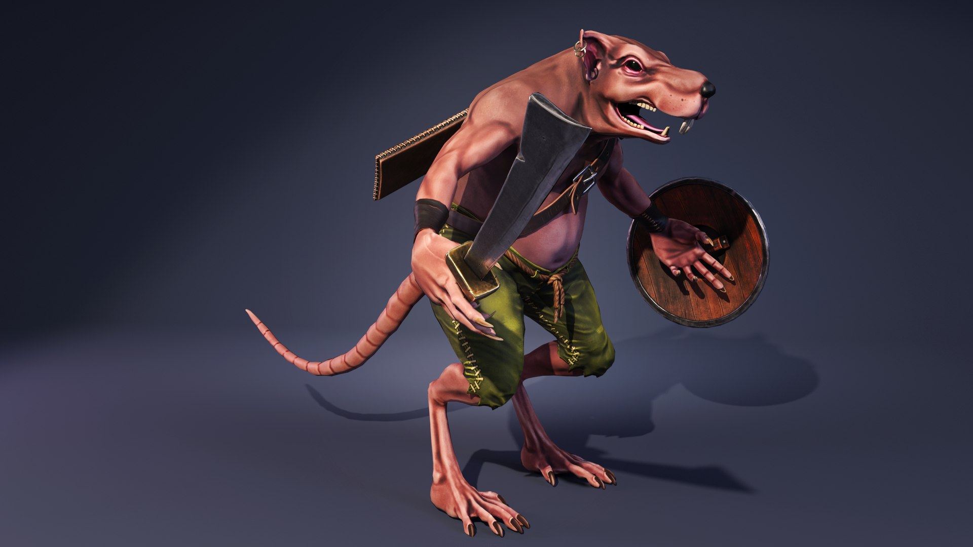 3D Model Stylized Ratkin - TurboSquid 1829128
