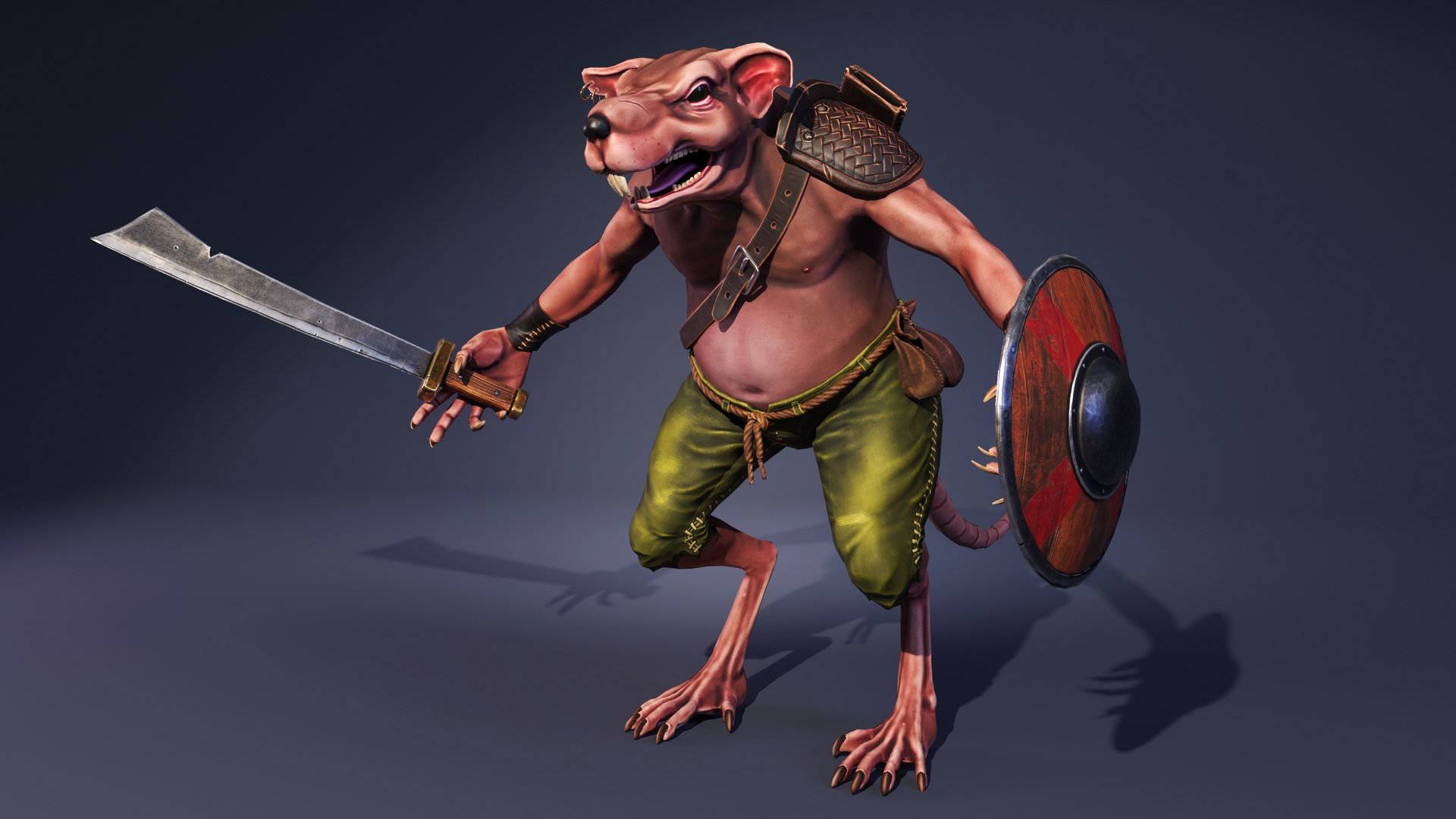 3D Model Stylized Ratkin - TurboSquid 1829128