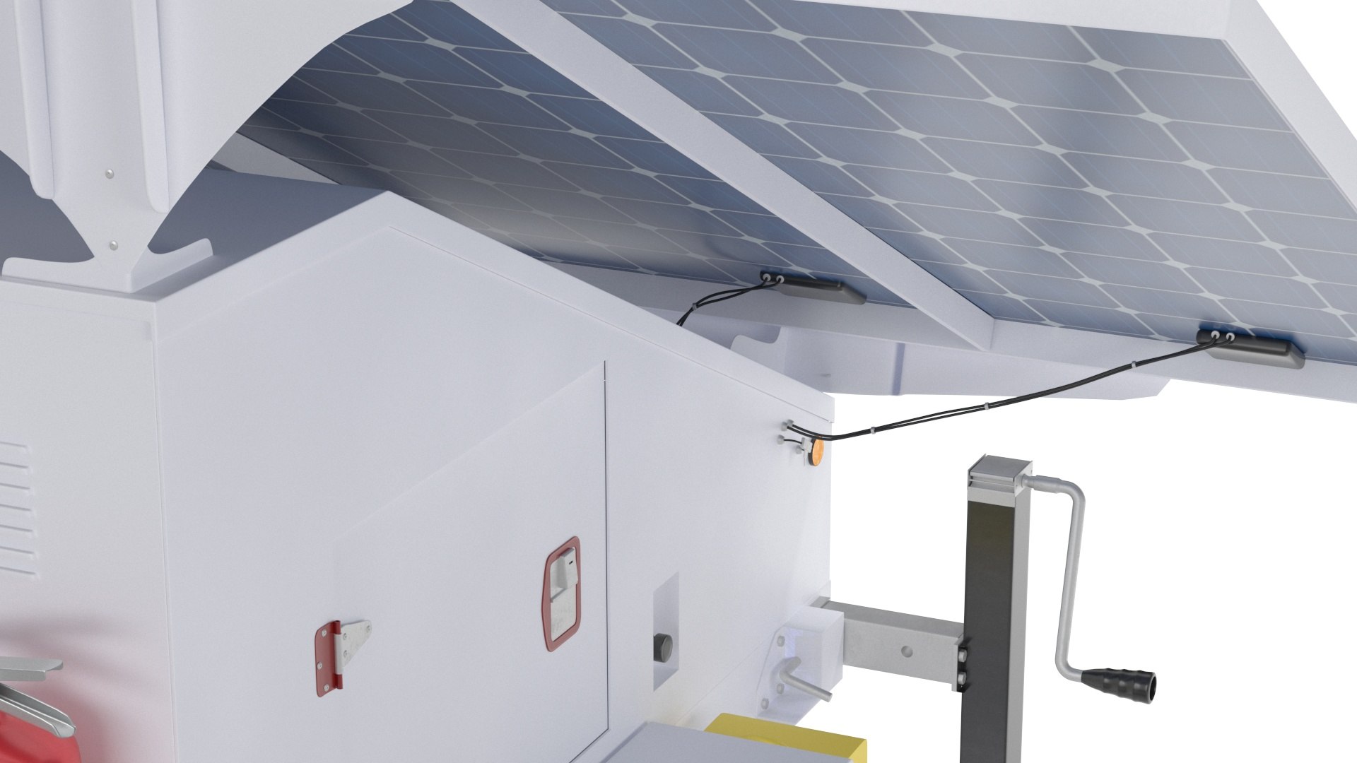 3D Military Solar Light Tower model - TurboSquid 1963256