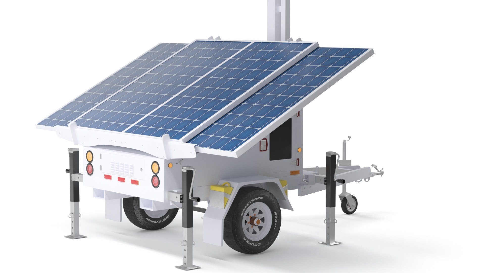 3D Military Solar Light Tower model - TurboSquid 1963256