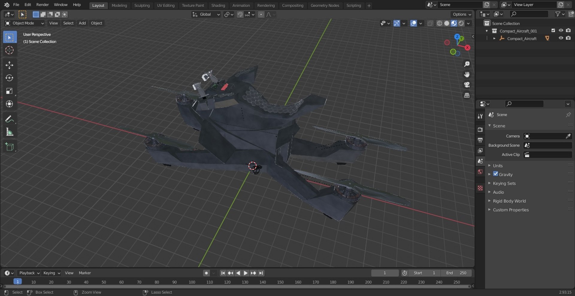 Compact Aircraft 3D model - TurboSquid 2051007