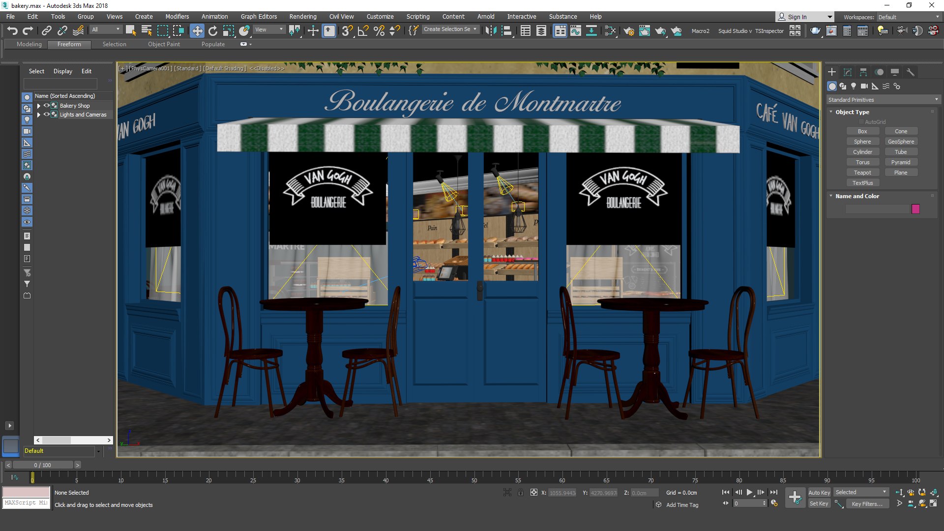 3D Bakery Exterior Interior - TurboSquid 1476847
