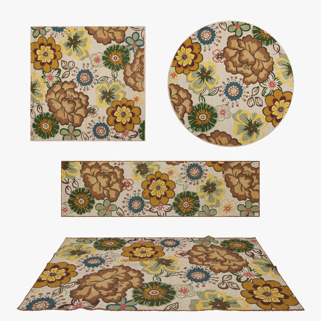 Rugs No 760 3D Model - TurboSquid 1969311