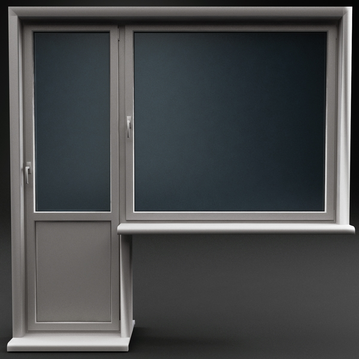 3d max plastic windows