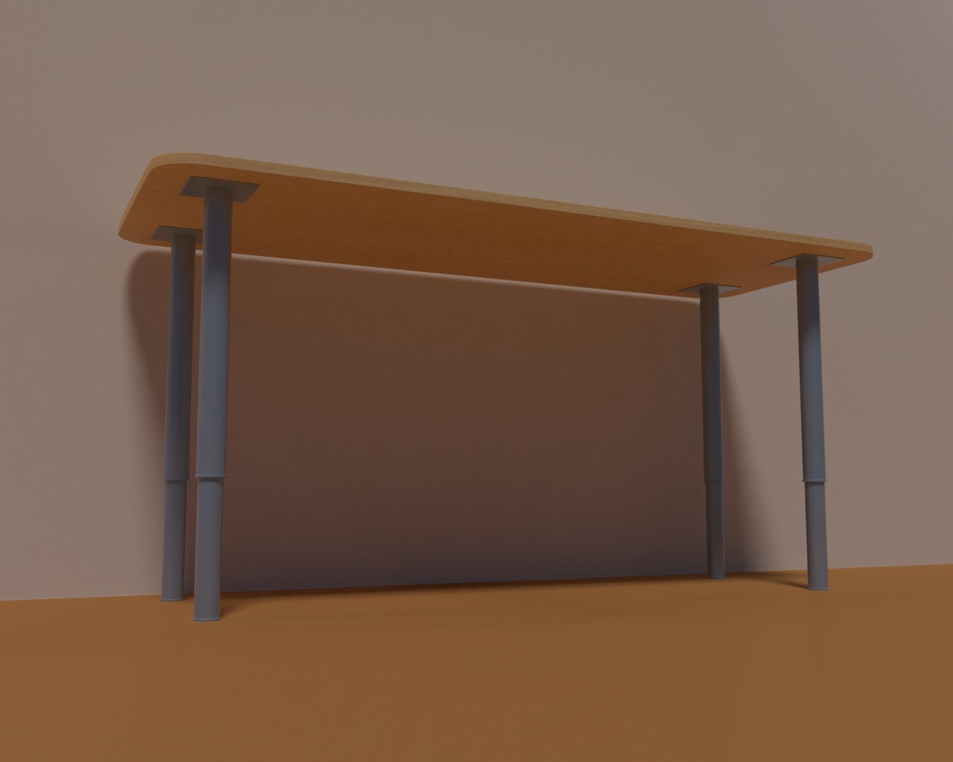 Desk table 3D model - TurboSquid 1233574