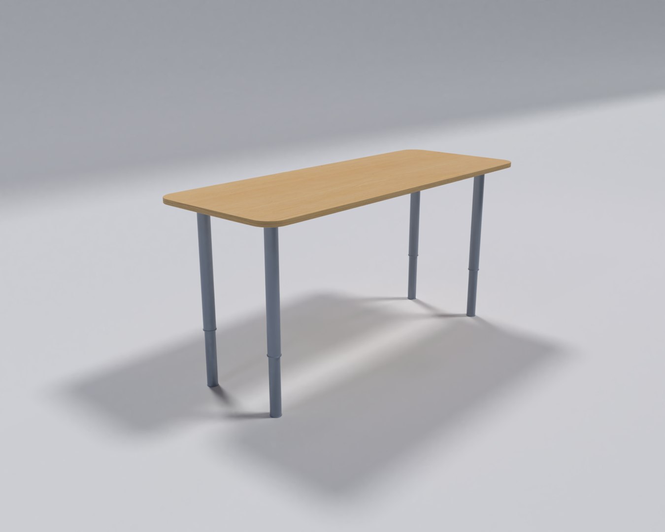 Desk table 3D model - TurboSquid 1233574