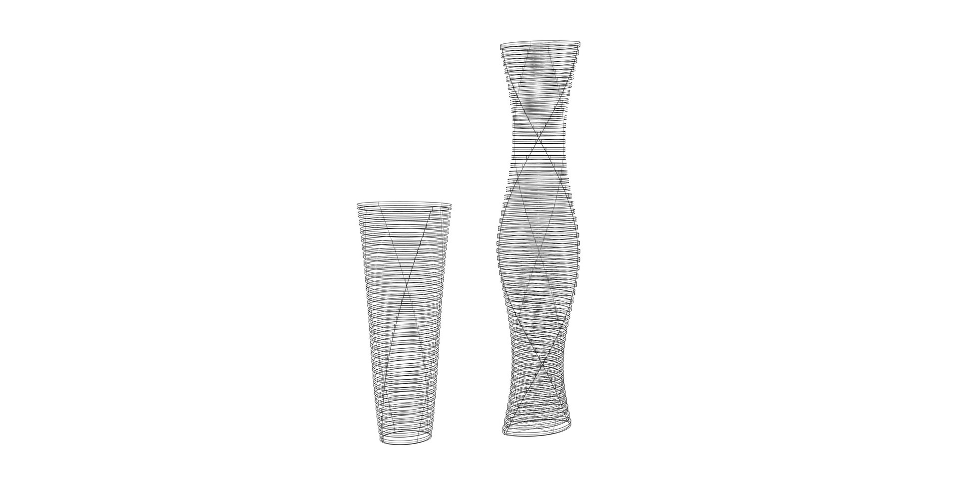 Twisted Parametric Towers Structural 3D Model - TurboSquid 1509086