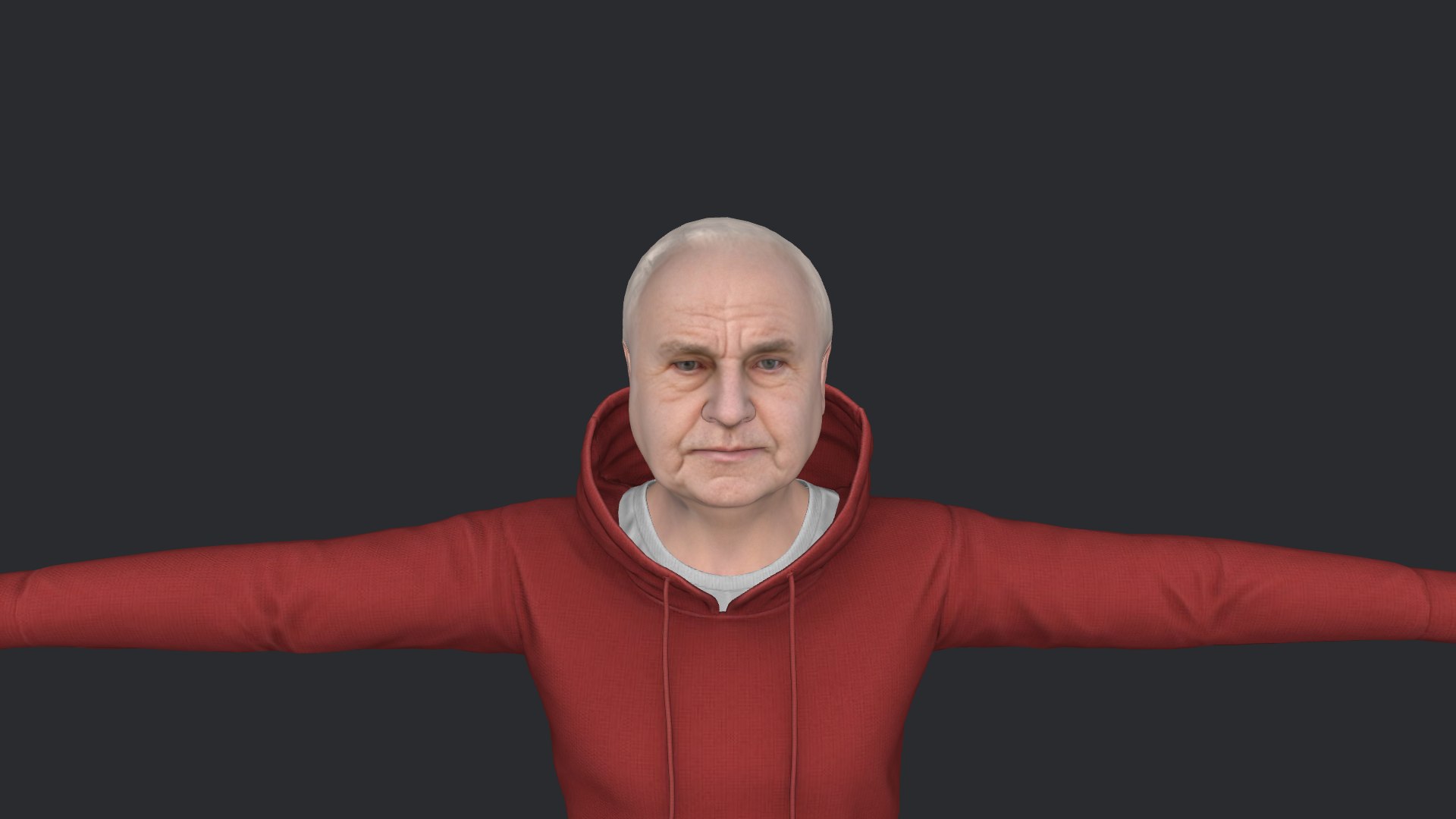 3D Helmut Kohl Hyper Realistic Full Body Fully Rigged 3D Character ...