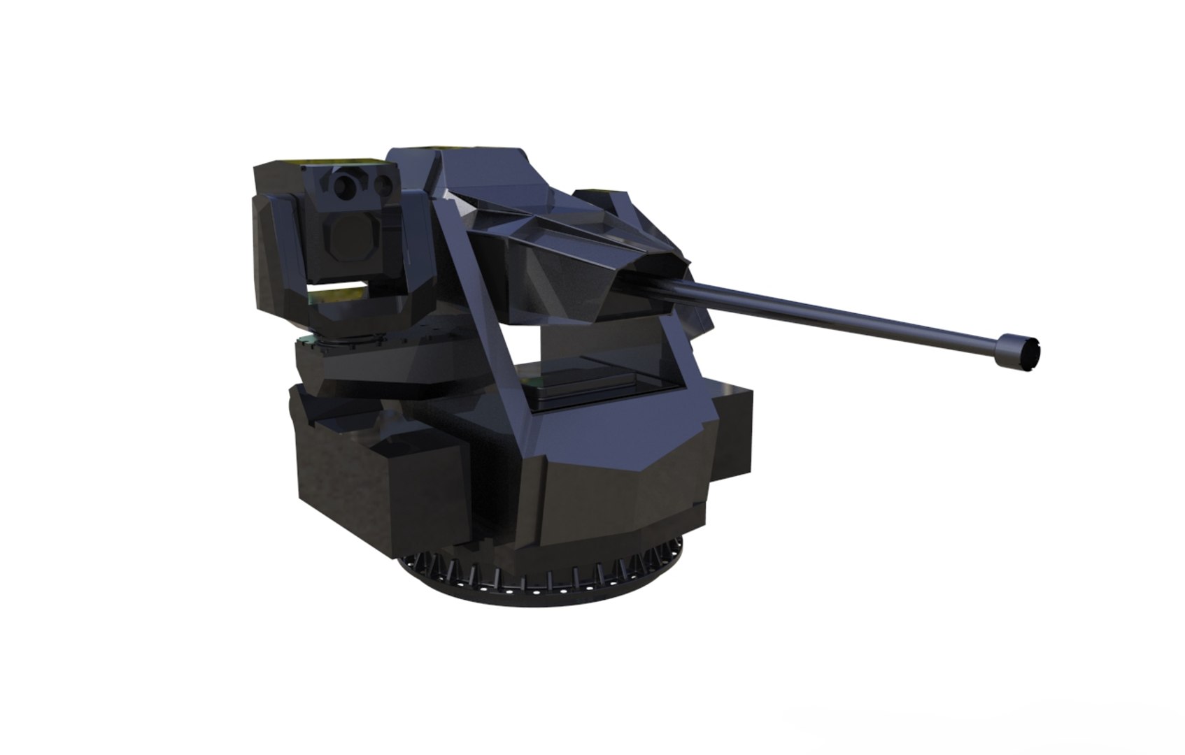 modelo 3d 30 MM Remote Controlled Stabilized Naval Gun System ...