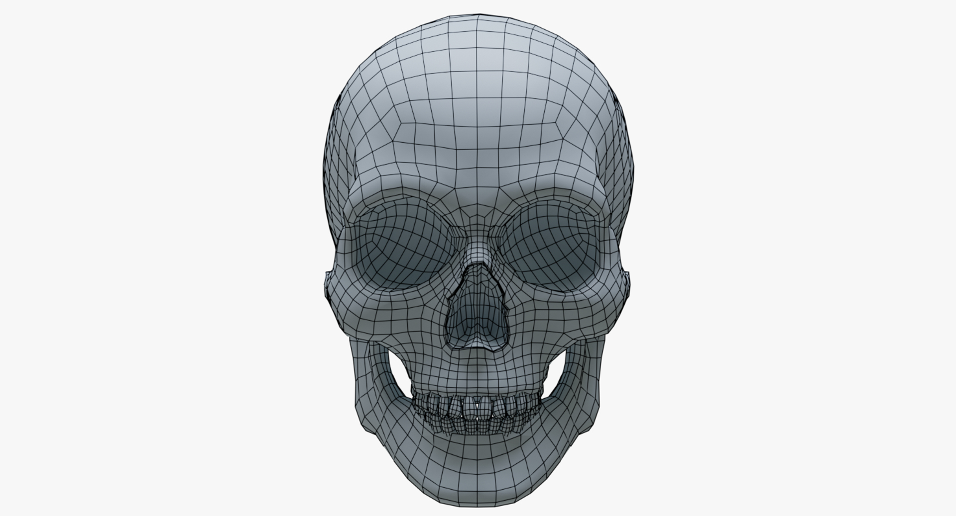 3D Cartoon Skull - TurboSquid 1380173