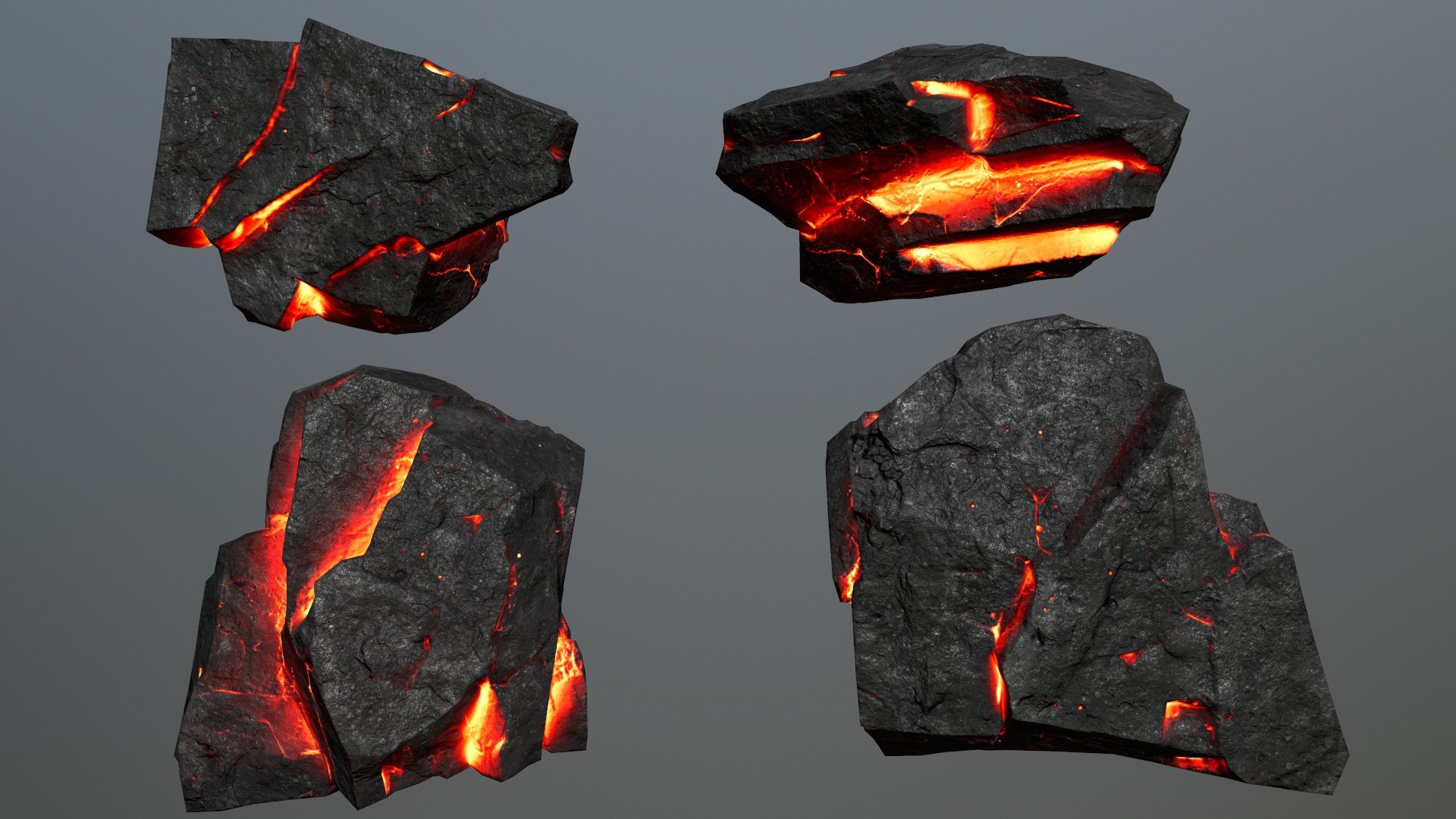 3D Rock Set 16 - TurboSquid 2030849
