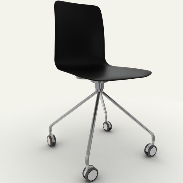 Designer chair wheels 3D model - TurboSquid 1272943