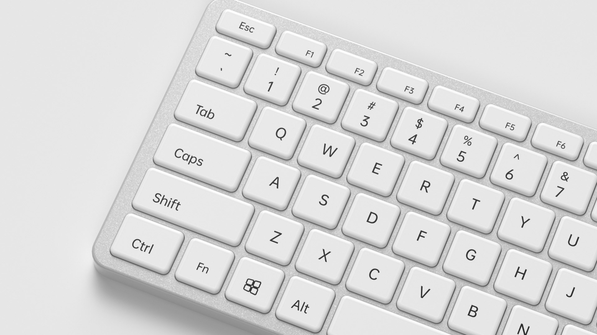 Simple Computer Keyboard Mockup Design 3D Model - TurboSquid 2326022
