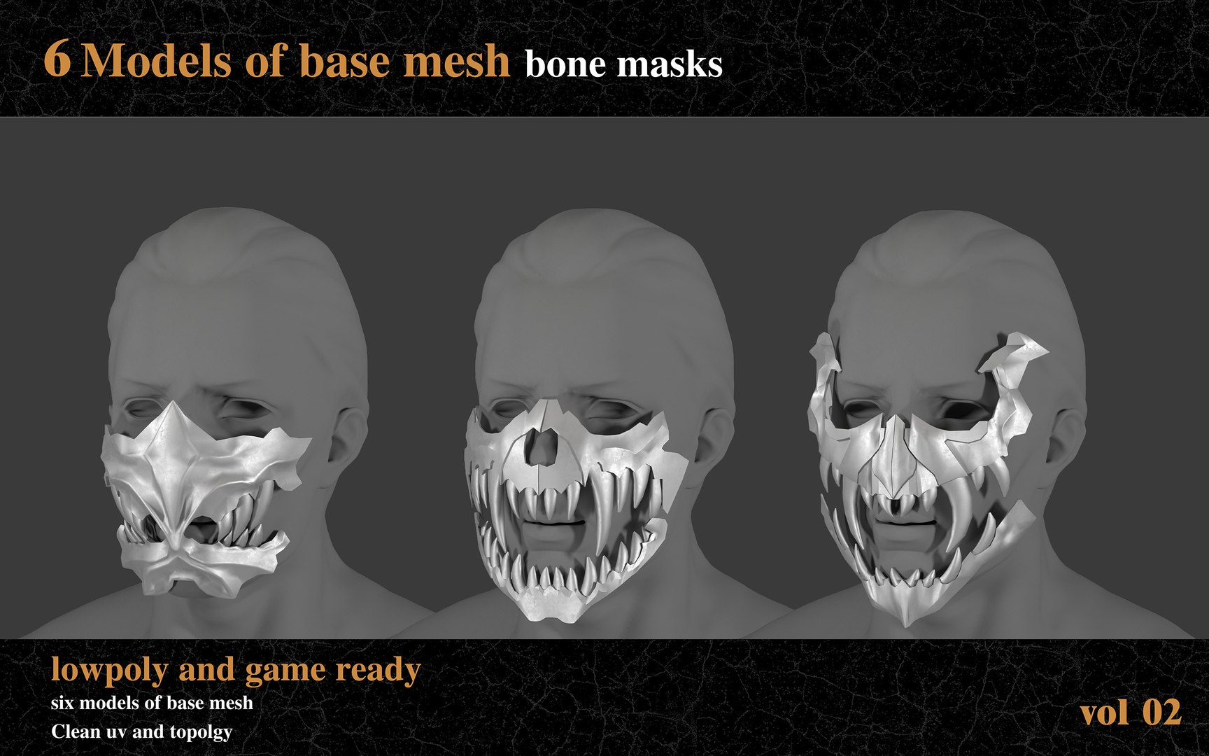 3D Bone Mask Model - TurboSquid 2020537