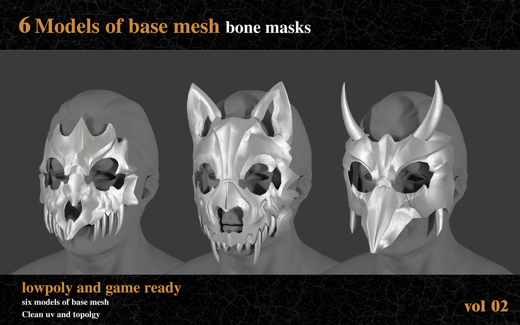 3D Bone Mask Model - TurboSquid 2020537