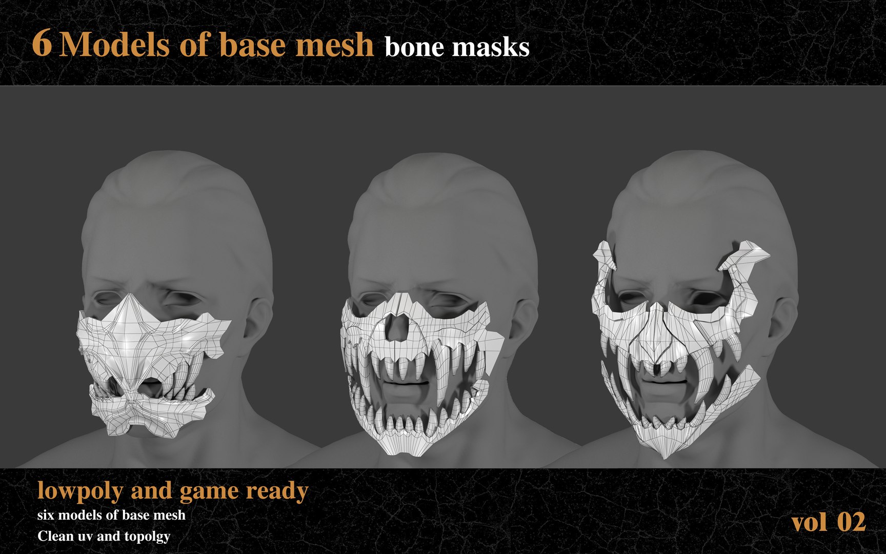 3D Bone Mask Model - TurboSquid 2020537