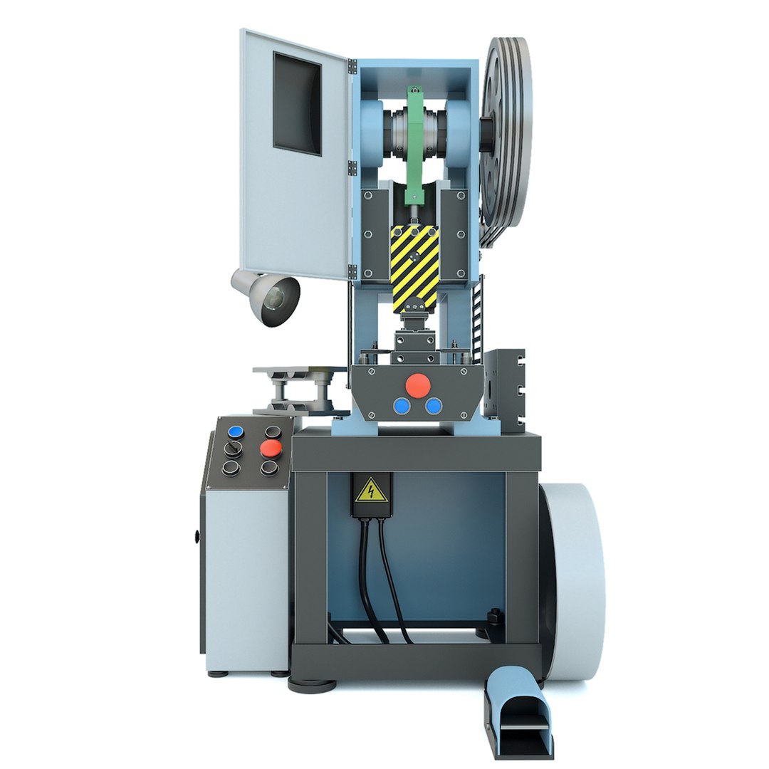 Industrial Machine Tool - Collection Three 3D Model - TurboSquid 1850717