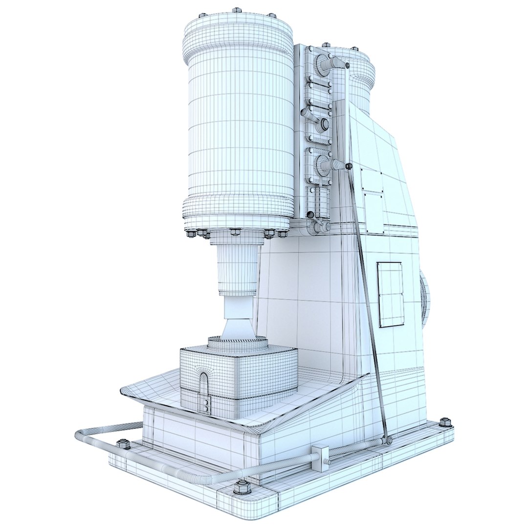 Industrial machine tool - Collection three 3D model - TurboSquid 1850717