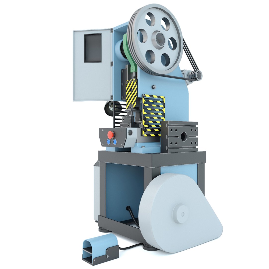 Industrial Machine Tool - Collection Three 3D Model - TurboSquid 1850717