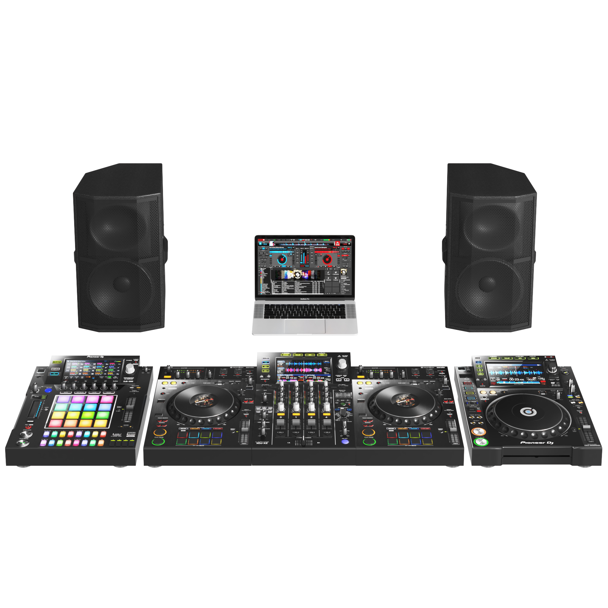 Pioneer DJ Music Set 3D model - TurboSquid 1720892