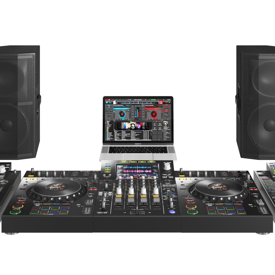 Pioneer DJ Music Set 3D Model - TurboSquid 1720892